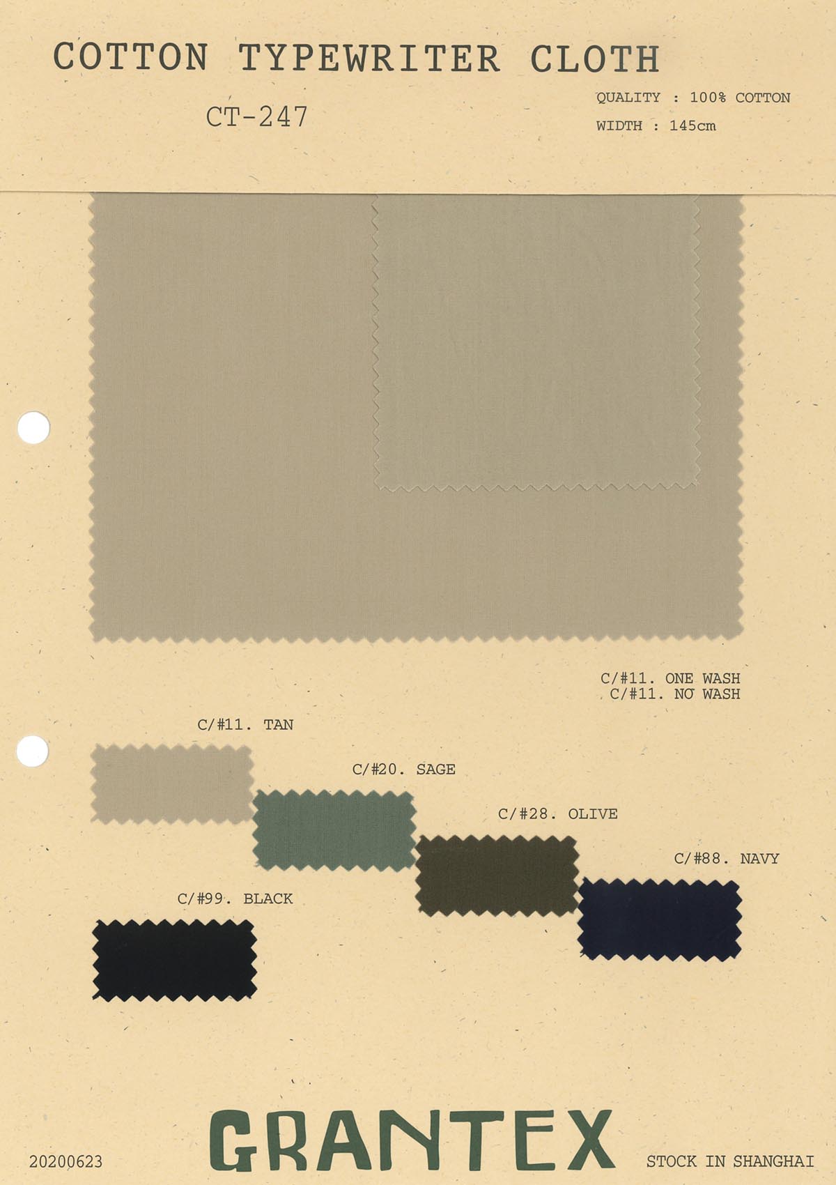 MC-506 MILITARY CLOTH｜商品一覧｜GRANTEX - ファブリックブランド、生地ストック